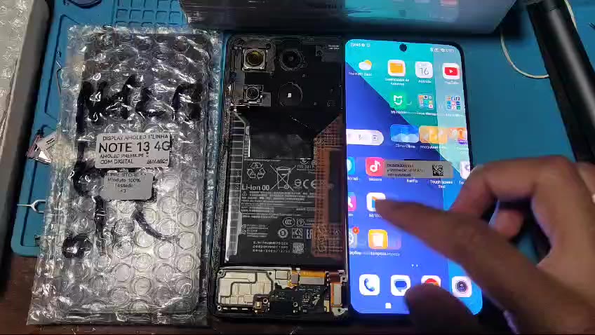 Tela Redmi 13C 4G/5G/Poco C65/M6 5G 100% Original Nacional Display LCD IPS Frontal C/ Aro e Sem ...