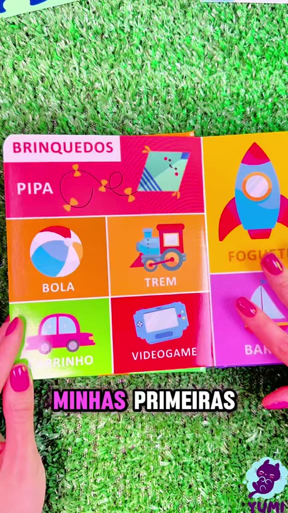 Livro Infantil Bebê Minhas Primeiras 100 Palavras Capa Dura Premium ...