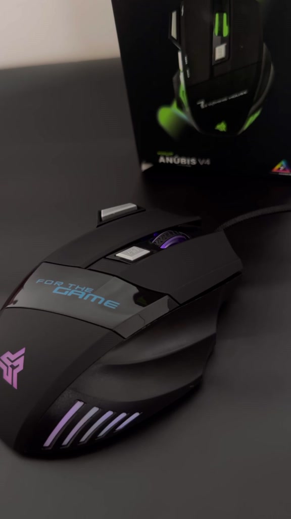 Mouse Gamer 2400 DPI Com LED 7 Botões Anúbis V4 Knup KP-V4 | Shopee Brasil