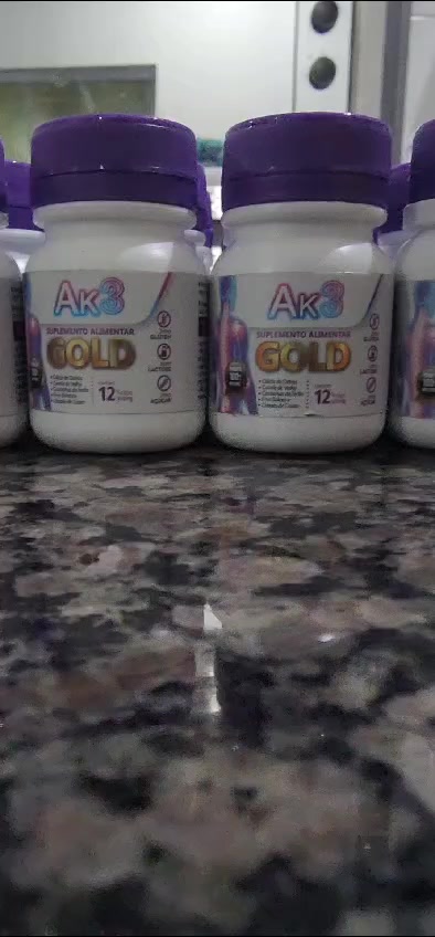 Gold Ak3, Alívio Das Dores Nas Juntas E Do Corpo, Original 3 Unidades. Envio imediato. | Shopee ...