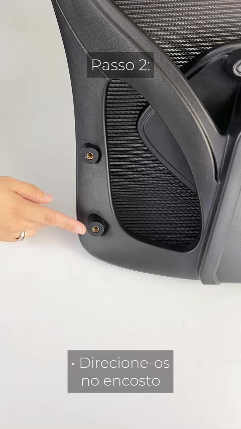 Cadeira De Escritório Ergonômica Python Fly Com Suporte Para Lombar ...