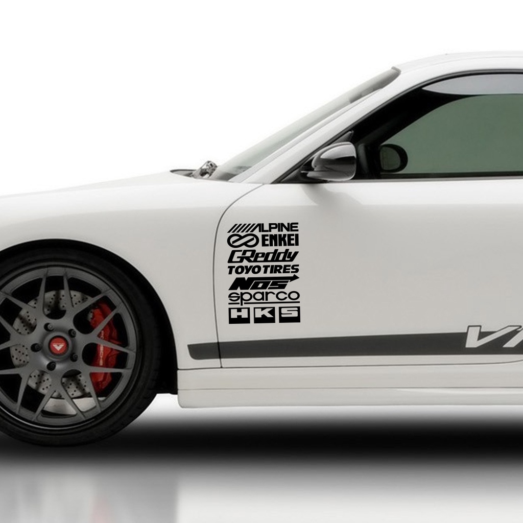 Kit Adesivos Tuning Marcas Carro Rebaixado Dub Turbo 2 Lados Need For Speed | Shopee Brasil