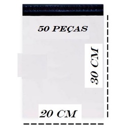 kit 50 Envelope de Segurança 30X40 Branco Correio Sedex 30X40 | Shopee ...