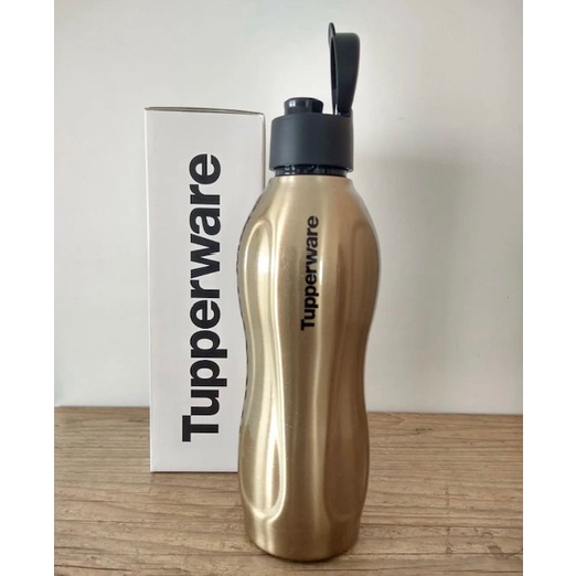 Garrafa Tupperware Eco Tupper Plus Inox 880ml Ouro | Shopee Brasil