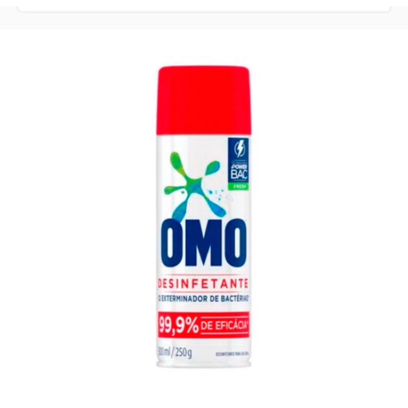 Desinfetante Spray Omo Original Aerosol - 300ml | Shopee Brasil