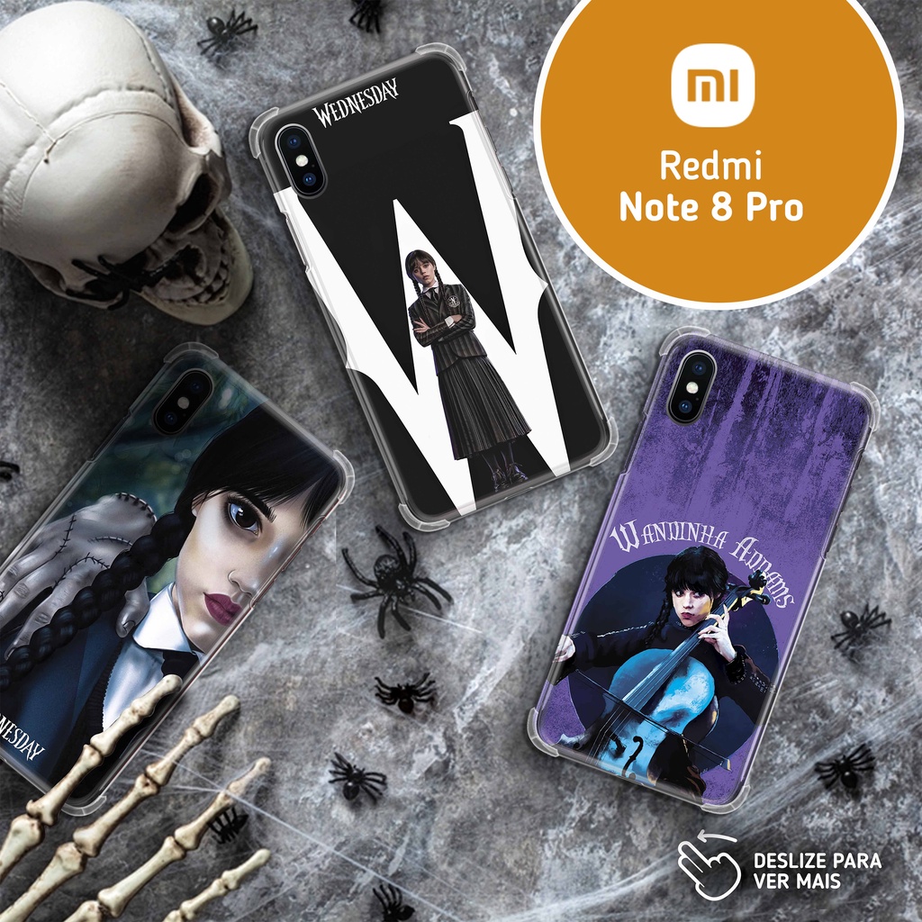 Capa Capinha - Xiaomi Redmi Note 8 Pro - Wandinha Addams | Shopee Brasil