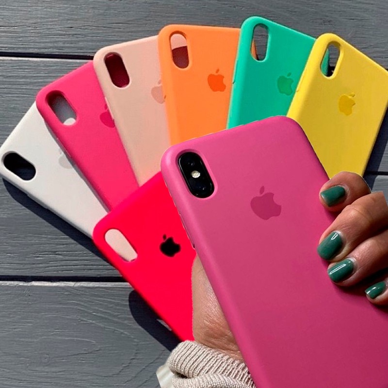 Capa Capinha Silicone IPhone XR Várias cores, Ótima qualidade | Shopee ...