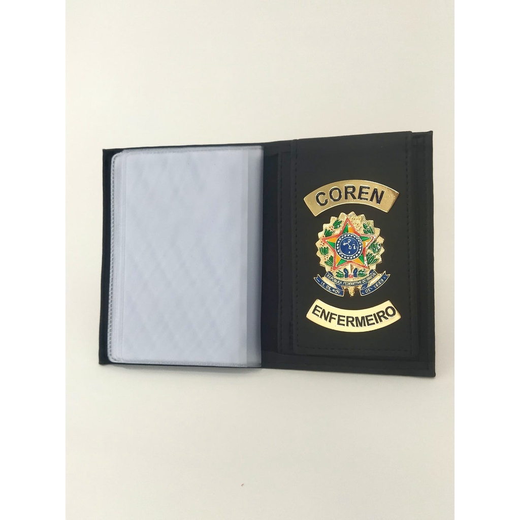 Carteira Porta Funcional COREN ENFERMEIRO | Shopee Brasil