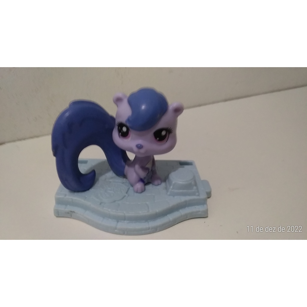 Esquilo Roxo Little Lets Pet Shop Mc Donalds 2015 Hasbro 7cm de Altura ...
