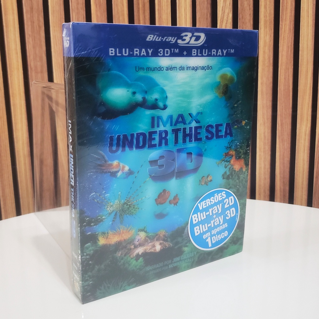 Blu-Ray Imax Under The Sea 3D + 2D ( Luva Lenticular ) ( Novo / Lacrado ) | Shopee Brasil