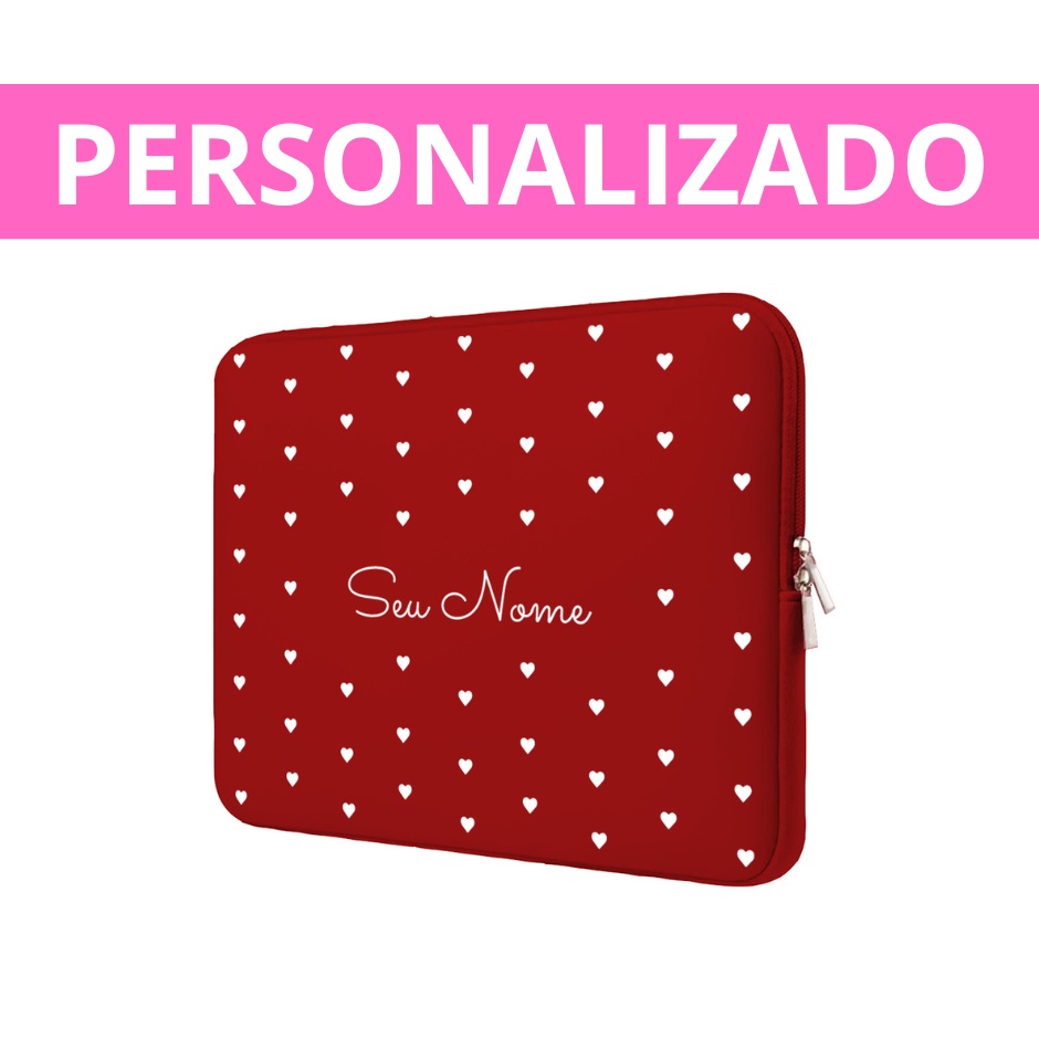 Capa Case Mala Feminina Maleta para Notebook Macbook Neoprene 15.6/14.1 ...