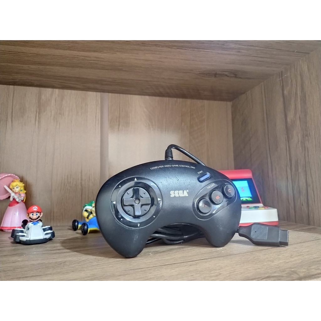 Controle Mega Driver Original - TECTOY - 3 Botões - 100% Funcional | Shopee Brasil
