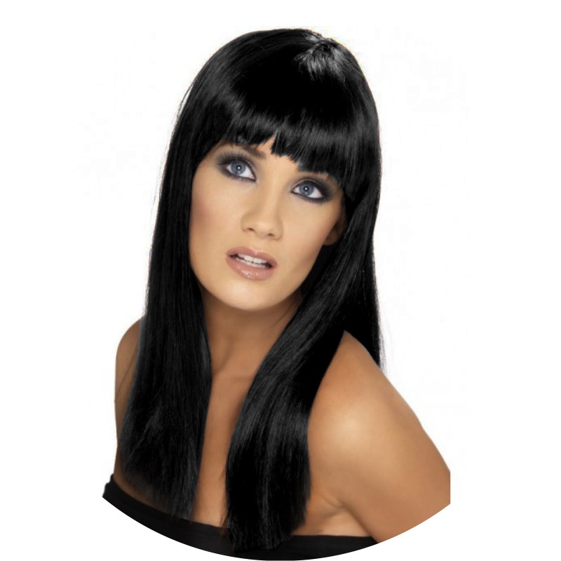 Peruca Lisa Longa - Fantasia Cosplay | Shopee Brasil