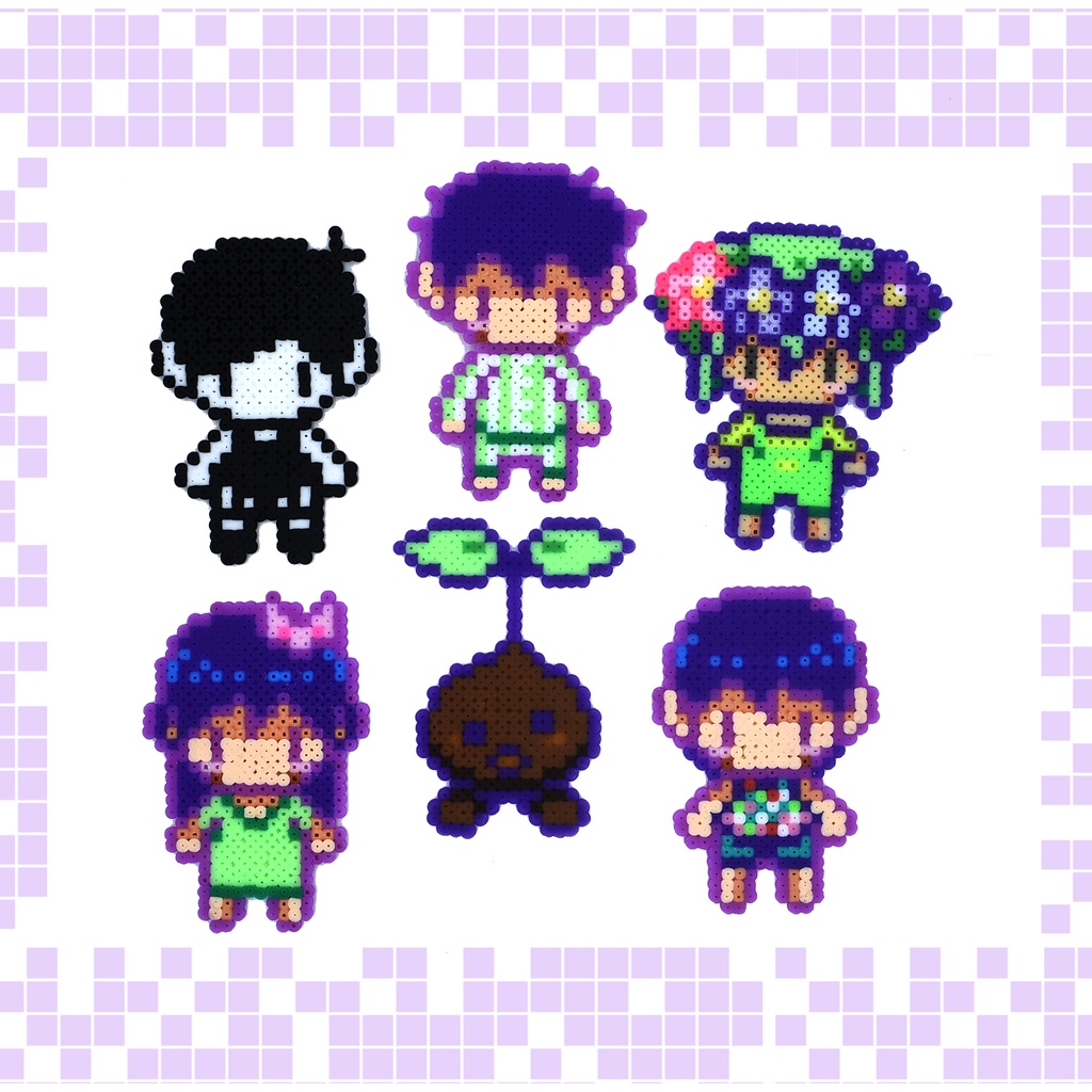 Omori Headspace Chaveiro, Imã ou Figura Pixel Art Bead Perler | Shopee ...
