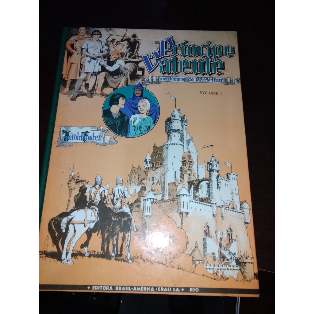 Príncipe Valente Nº 01 - Nos Tempos do Rei Arthur - Ebal 1983 | Shopee ...