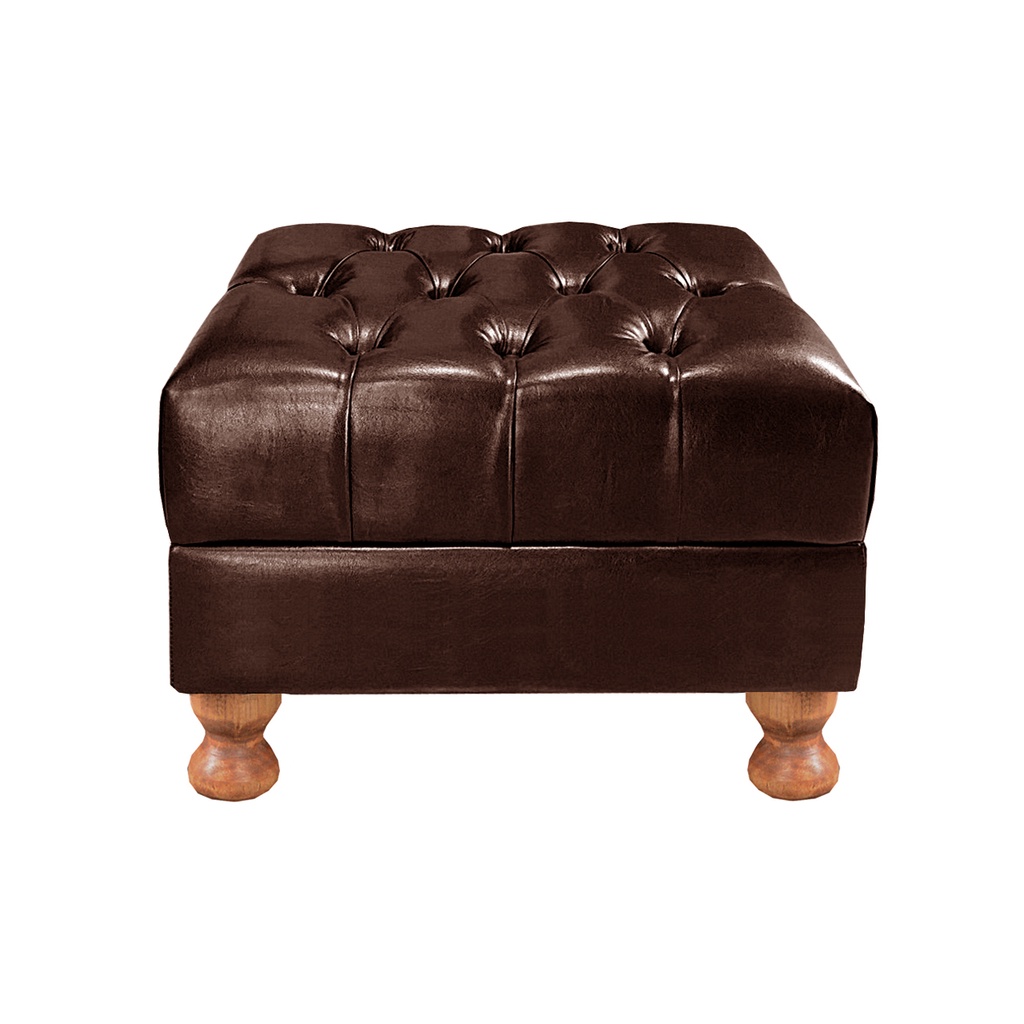 Puff Chesterfield Luis XV Pufe Colonial Decoração Vintage | Shopee Brasil
