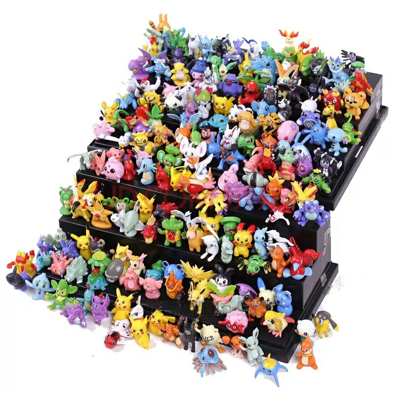 miniatura pokémon de 2 ~ 3 cm, mini pokémons brinquedo envio de forma ...