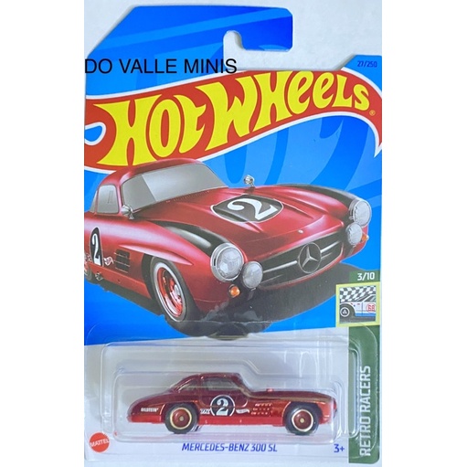 Hot Wheels Mercedes-Benz 300 SL Super T Hunt Lote B 2023 STH Pneus de ...