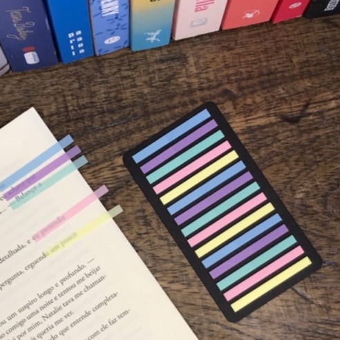 Tamanho fino e medio cores variadas - notas adesivas, stick notes ...