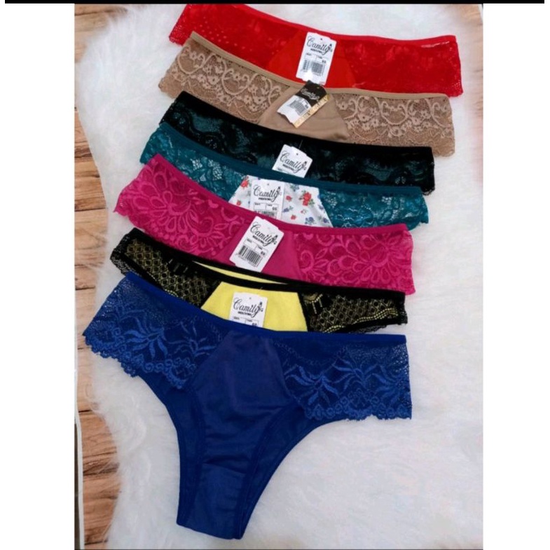 kit 10 Calcinha sexy microfibra kit 10 calcinha atacado | Shopee Brasil
