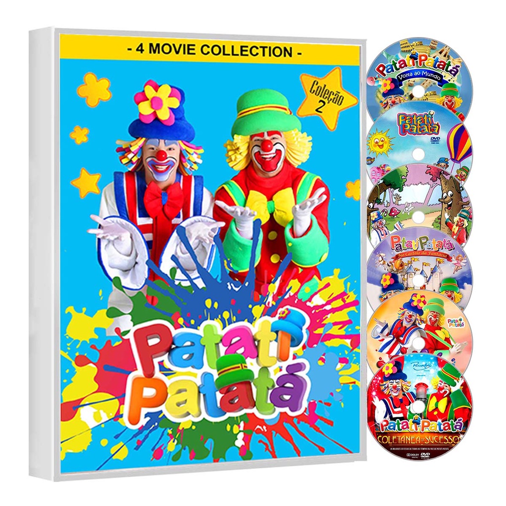 Dvd Patati Patatá Coleção - 6 Dvd | Shopee Brasil