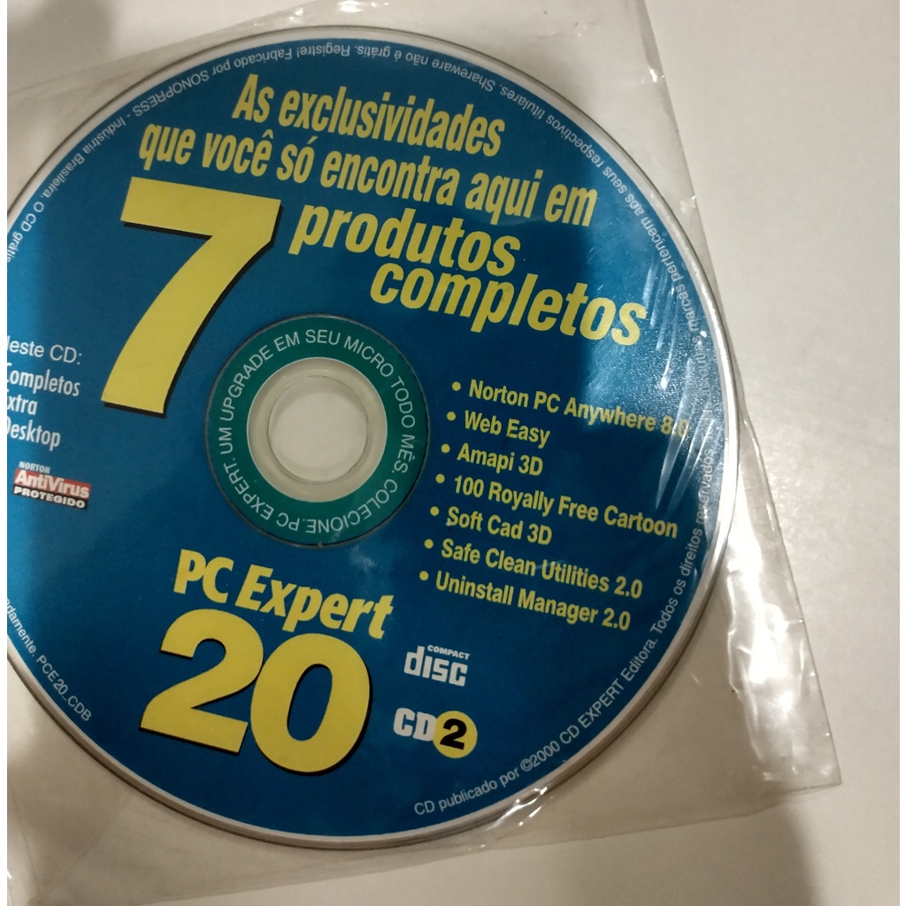 PC Expert 20 CD 2 7 produtos completos original revista antigo | Shopee Brasil