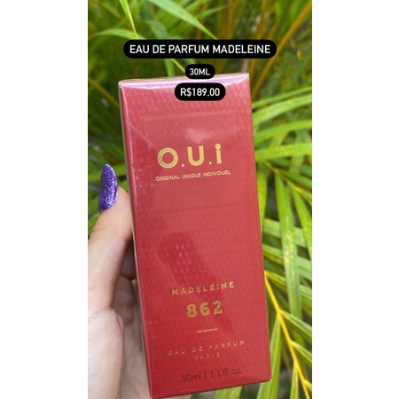 Perfume MADELEINE Oui 30ml | Shopee Brasil