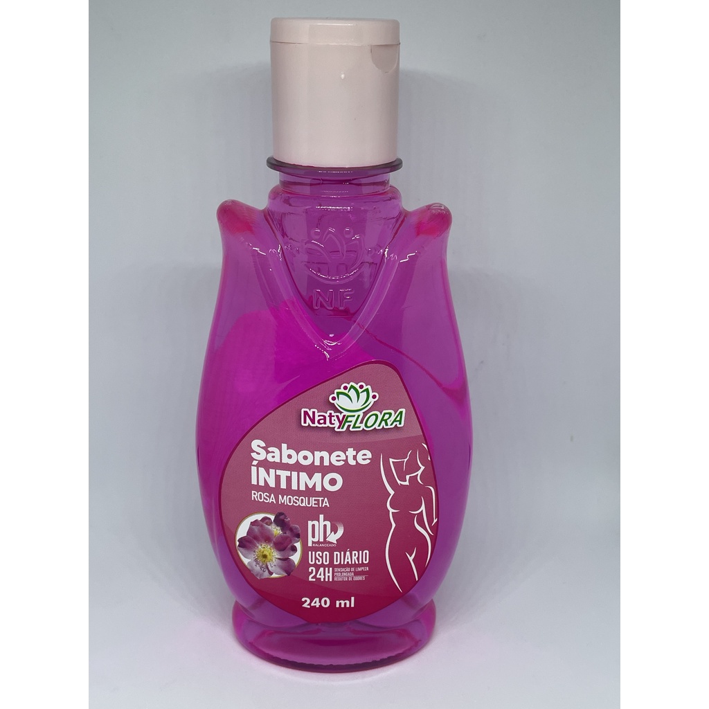 Sabonete Íntimo Rosa Mosqueta 240ml Natyflora | Shopee Brasil