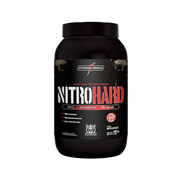 Nitro Hard proteina Complex 900g - Morango integralmedica | Shopee Brasil