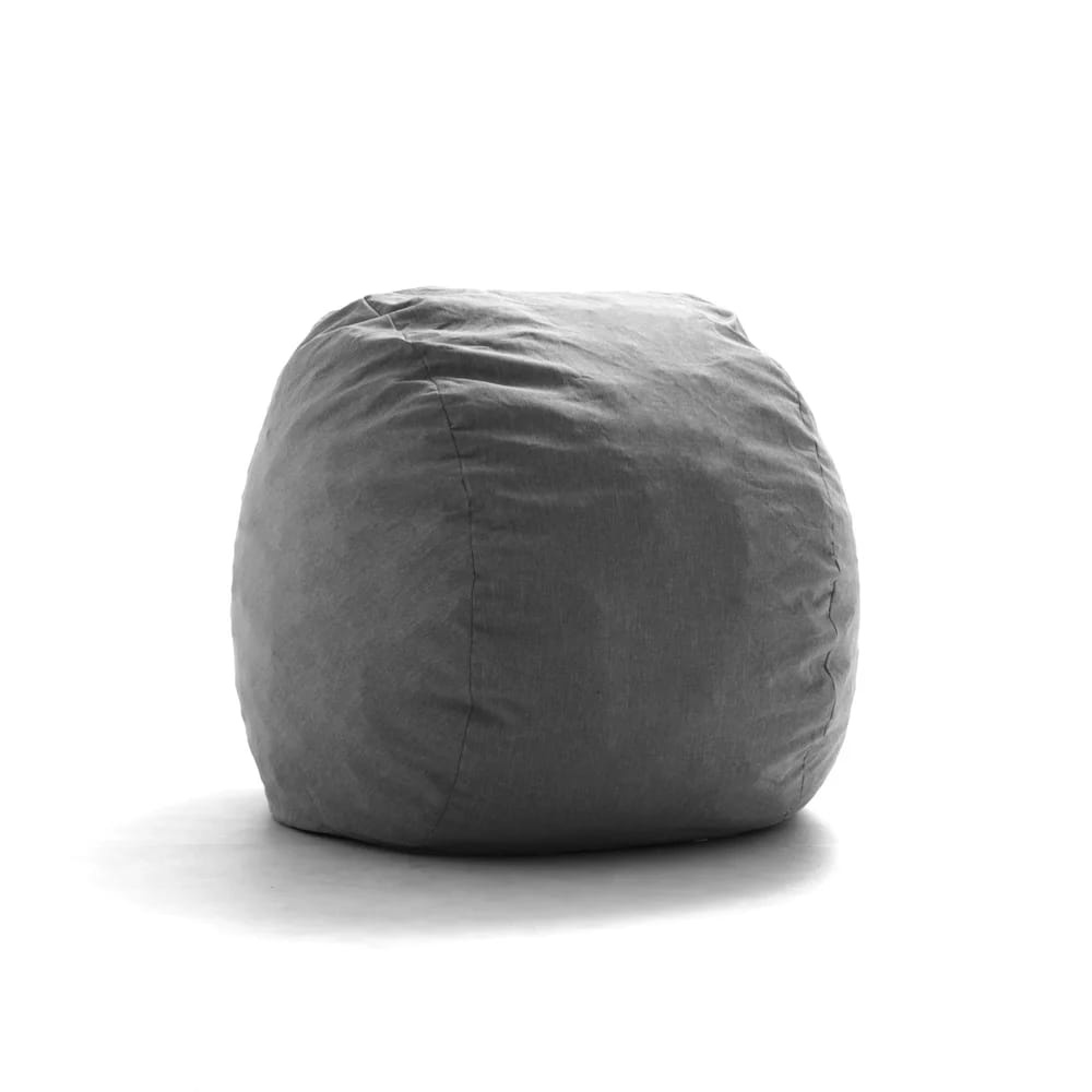 Puff Redondo em Suede 1.40x20 Completo sem Enchimento Especial ...