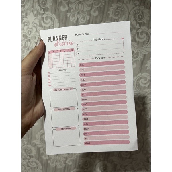 Planner Diário - A5 | Shopee Brasil