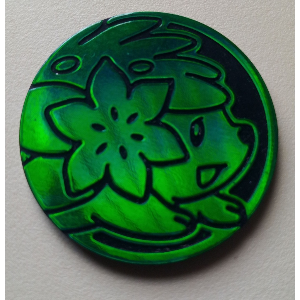 Moeda Oficial Pokemon Shaymin | Shopee Brasil
