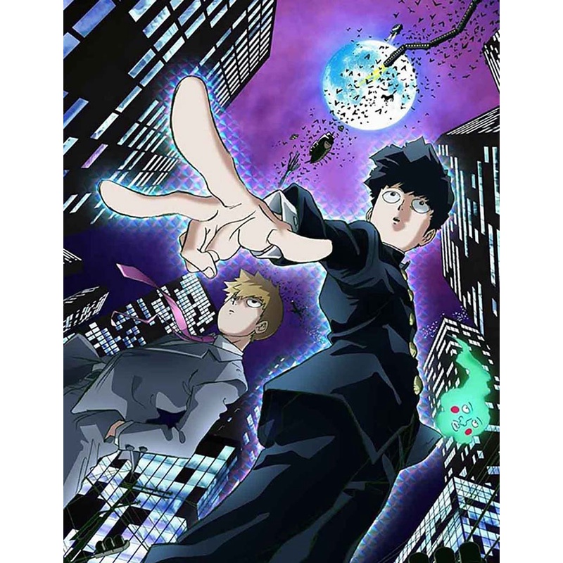 Poster Adesivo Anime Mob Psycho 100 Diversos Tamanhos e Modelos ...