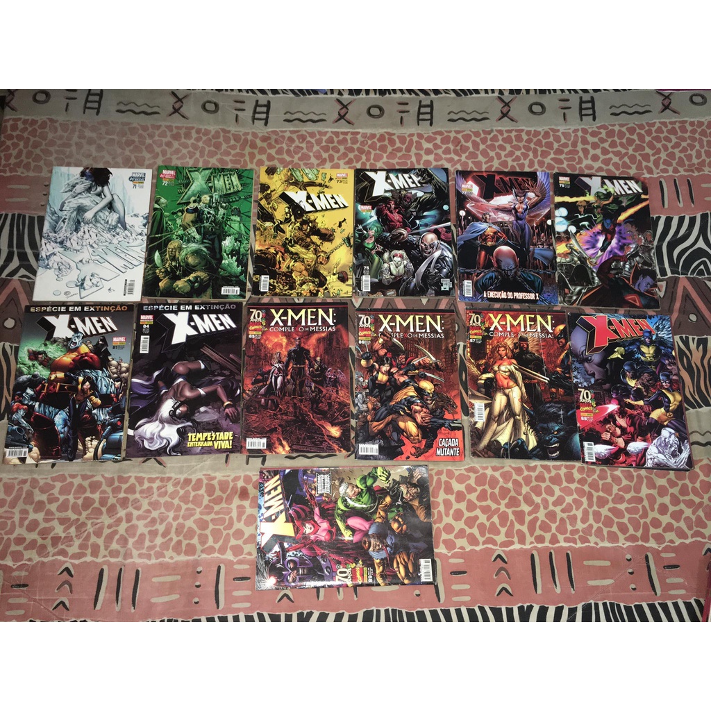 X-Men Marvel Super Lote 13 Hq Revista Quadrinhos Panini | Shopee Brasil