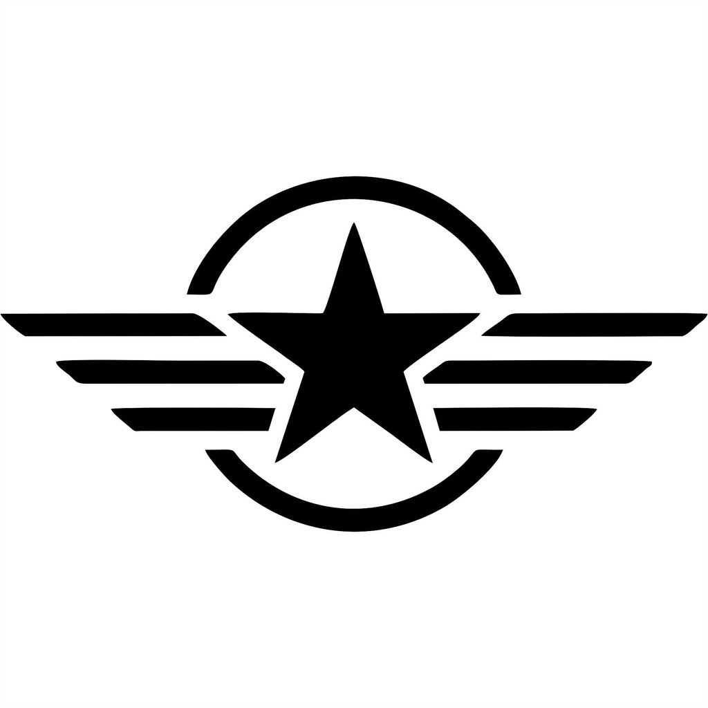2 Adesivos Estrela Militar | Shopee Brasil