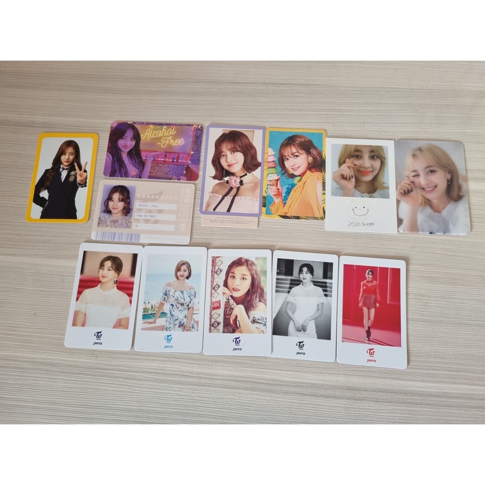 TWICE - Jihyo Cards (att 30/11) | Shopee Brasil