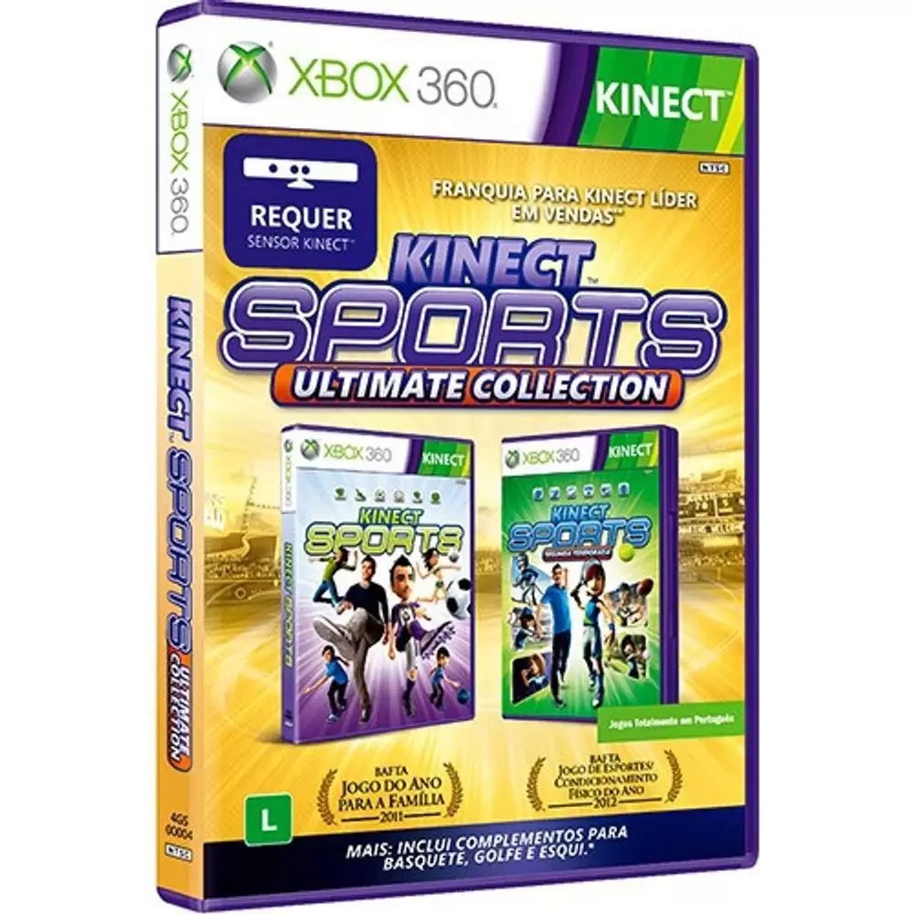 Kinect Sports Collection Xbox 360 (2 DISCOS) | Shopee Brasil