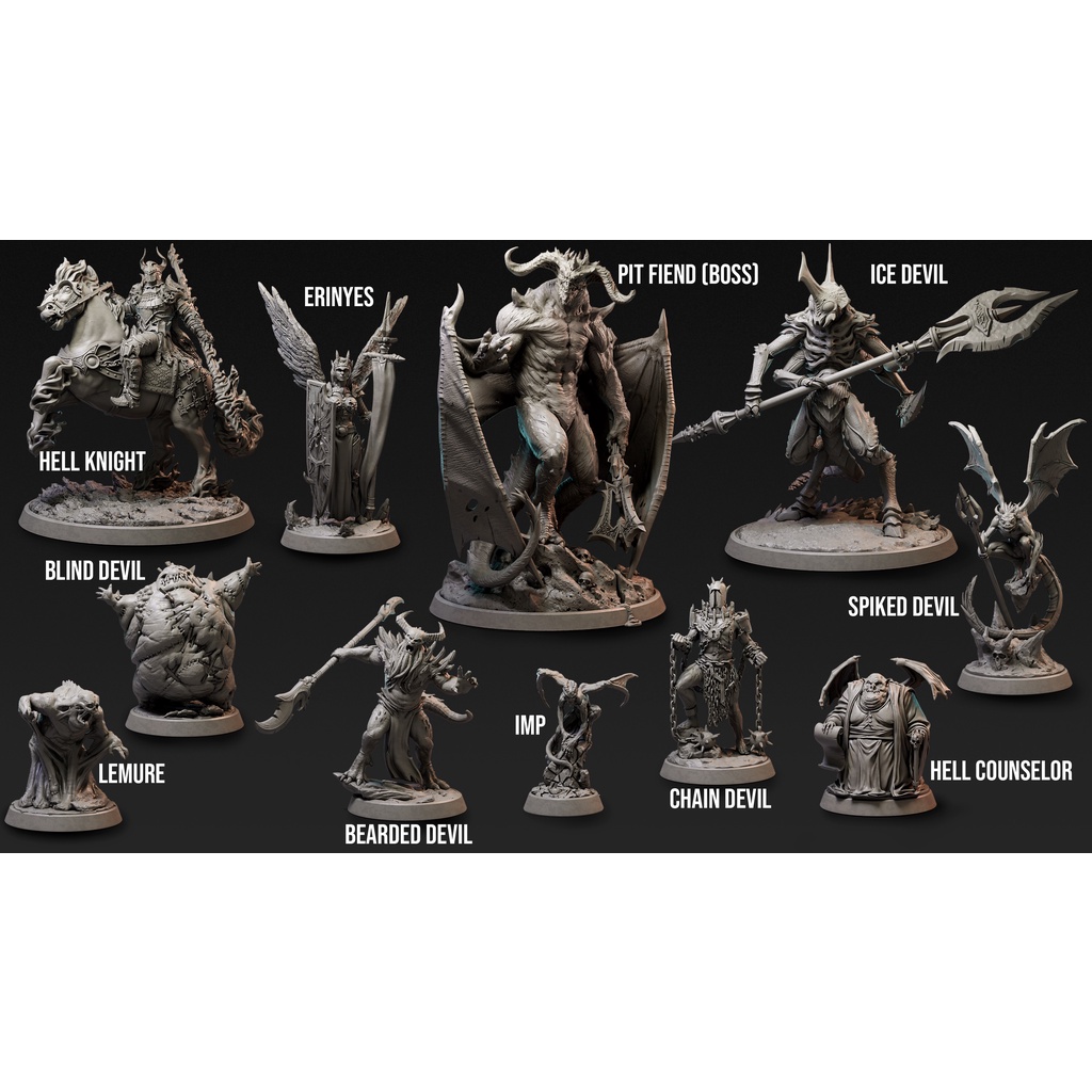 Demônios para RPG - Enemies - A Light in the Shadow - Escorrega o Preço