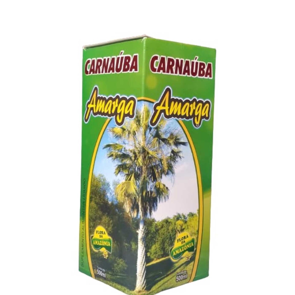Carnaúba Amarga Frasco Com 500mg | Shopee Brasil