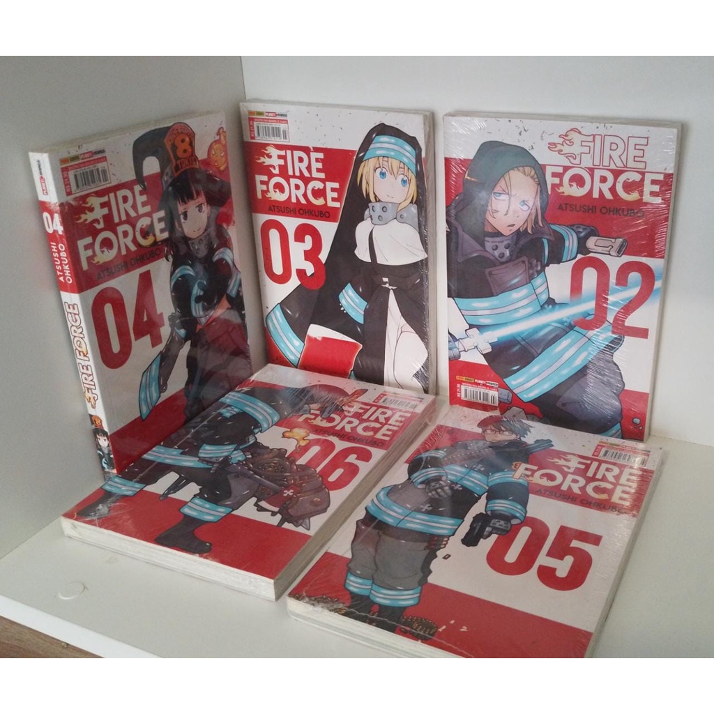 Manga Fire Force volume 2, 3, 4, 5, 14, 15 | Shopee Brasil