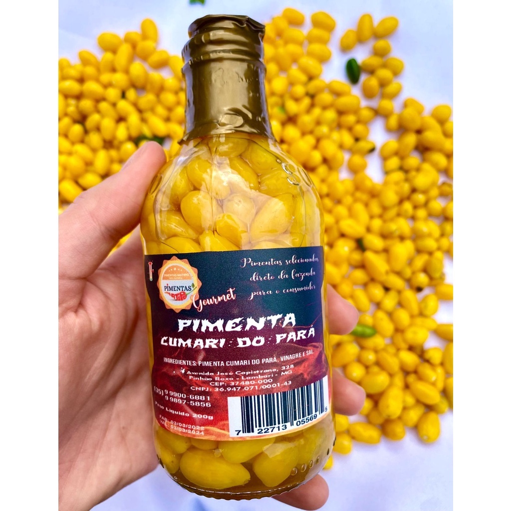 Pimenta Cumari do Pará em conserva 200 g | Shopee Brasil