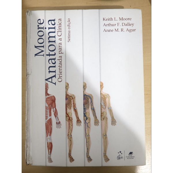 kit livros anatomia Moore Sobotta Netter Moore Anatomia orientada para ...