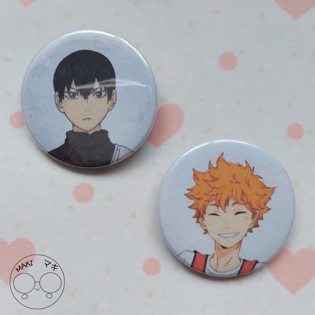 Kit Botton Haikyuu - Anime | Shopee Brasil