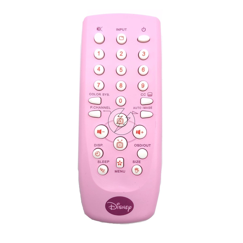 Controle remoto para TV CCE Disney: Rosa | Shopee Brasil