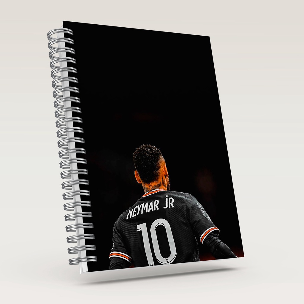 Caderno Neymar - Capa dura, tamanhos A5 e A6. | Shopee Brasil