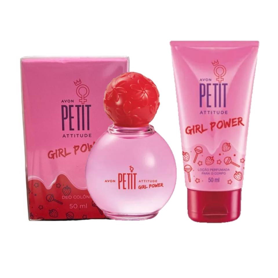 Kit Petit Atitude Girl Power Perfume + Loção Perfumada Para o Corpo ...