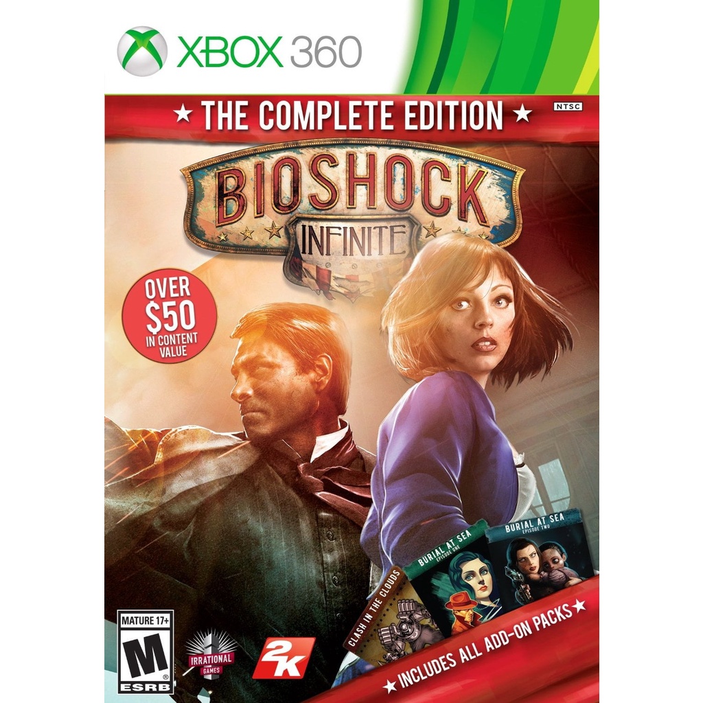 Bioshock Infinite Complete Edition Xbox 360 (2 discos) | Shopee Brasil