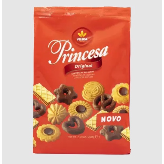 Biscoito SORTIDO Vieira Princesa 200g IMPORTADO | Shopee Brasil