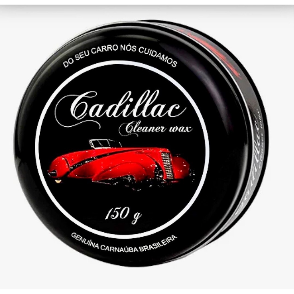 Cera Cadillac Cleaner Wax Automotiva 150g | Shopee Brasil