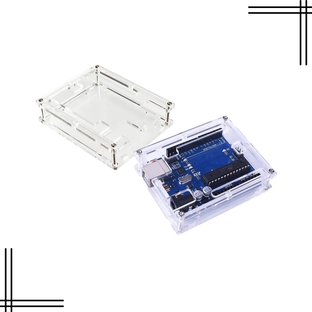 Case Protetora Para Arduino Uno R3 Acrílico | Shopee Brasil